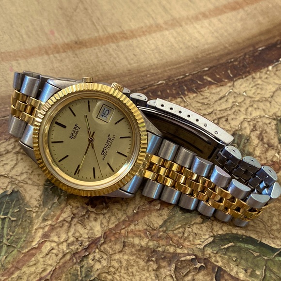 Accessories | Sharp Quartz Opti Lite Japan Movement Watch | Poshmark